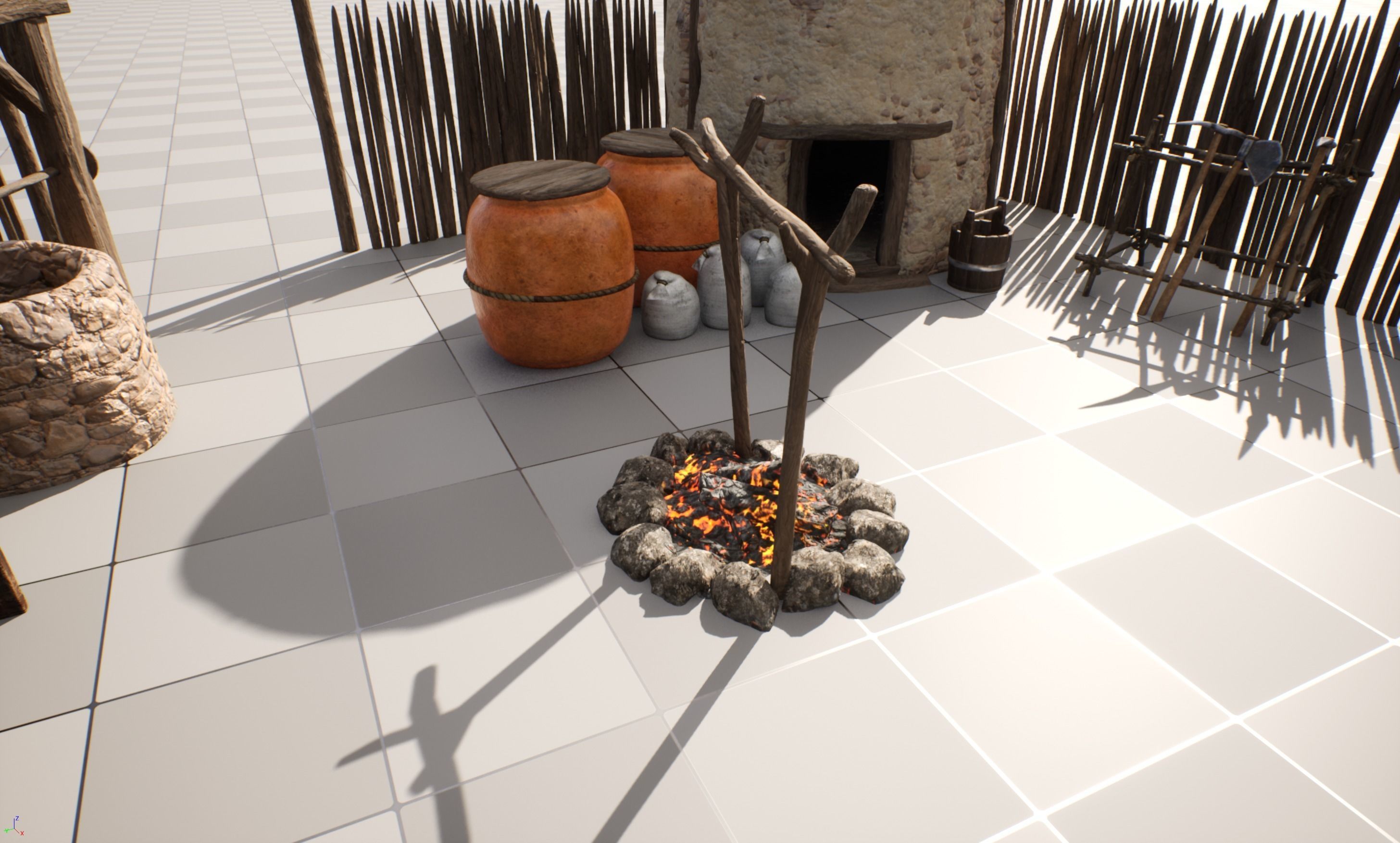3D model AoM Greek Settlement Remake VR / AR / low-poly | CGTrader