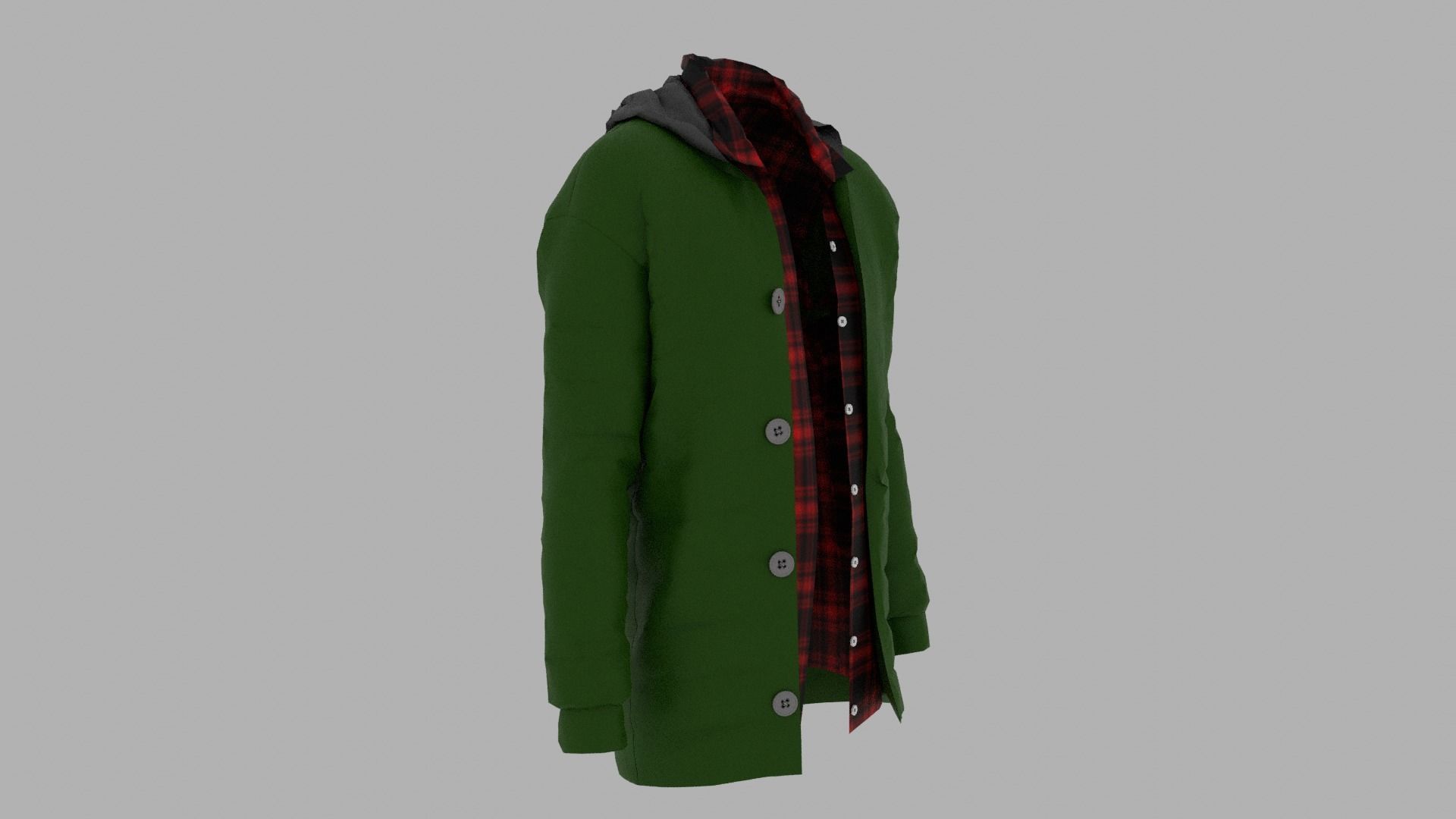 3D model Jacket VR / AR / low-poly | CGTrader