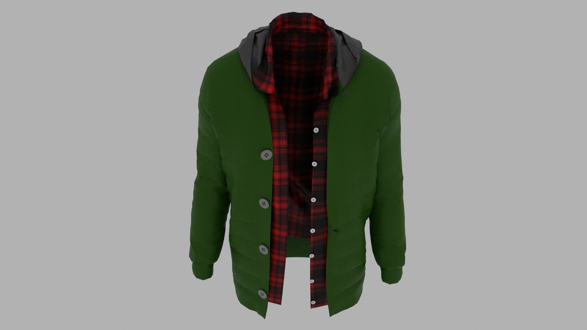 3D model Jacket VR / AR / low-poly | CGTrader