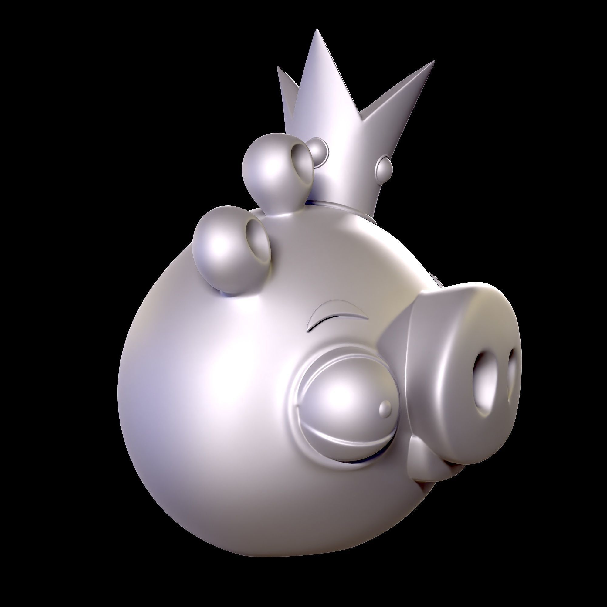 Leader Pig-Angry Nird 3D model 3D printable | CGTrader