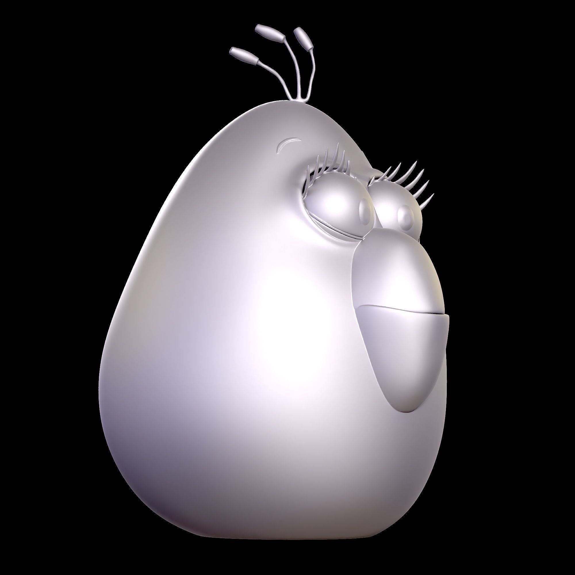 Matilda-Angry Bird 3D model 3D printable | CGTrader