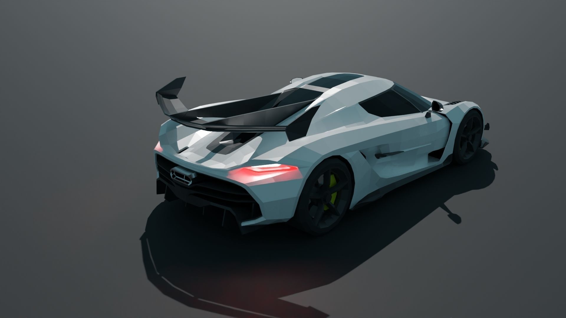 3D model Koenigsegg Jesko VR / AR / low-poly | CGTrader