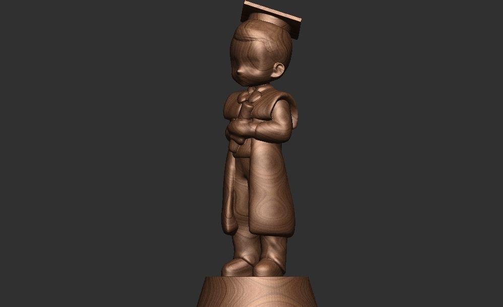 Male Chibi 3D model 3D printable | CGTrader