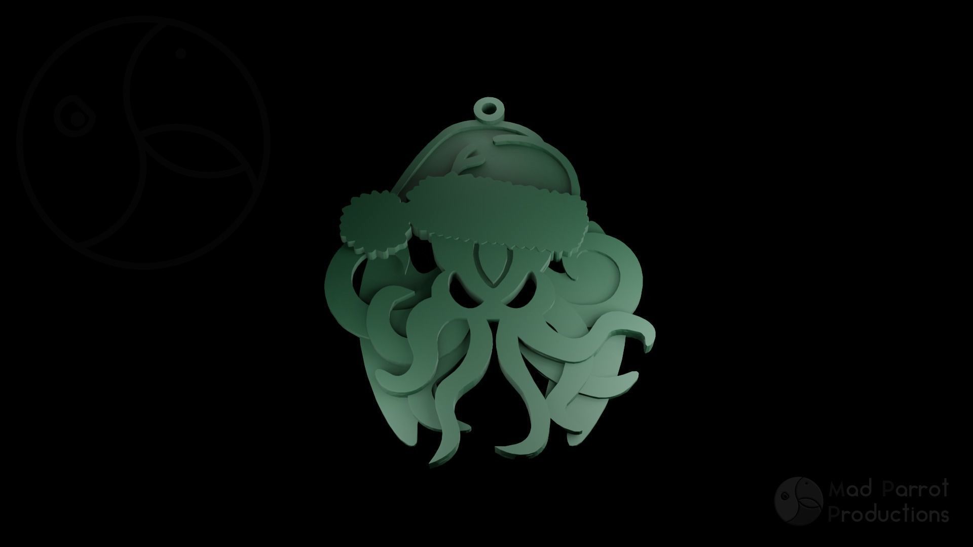 Cthulhu Christmas Tree Decoration 3D model 3D printable | CGTrader