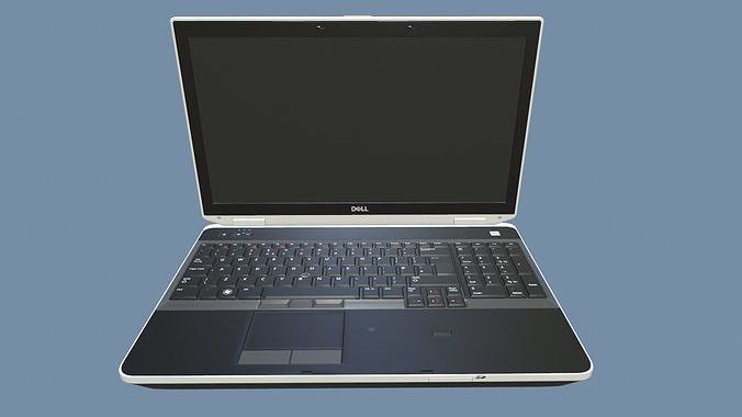Dell Laptop 3D model | CGTrader
