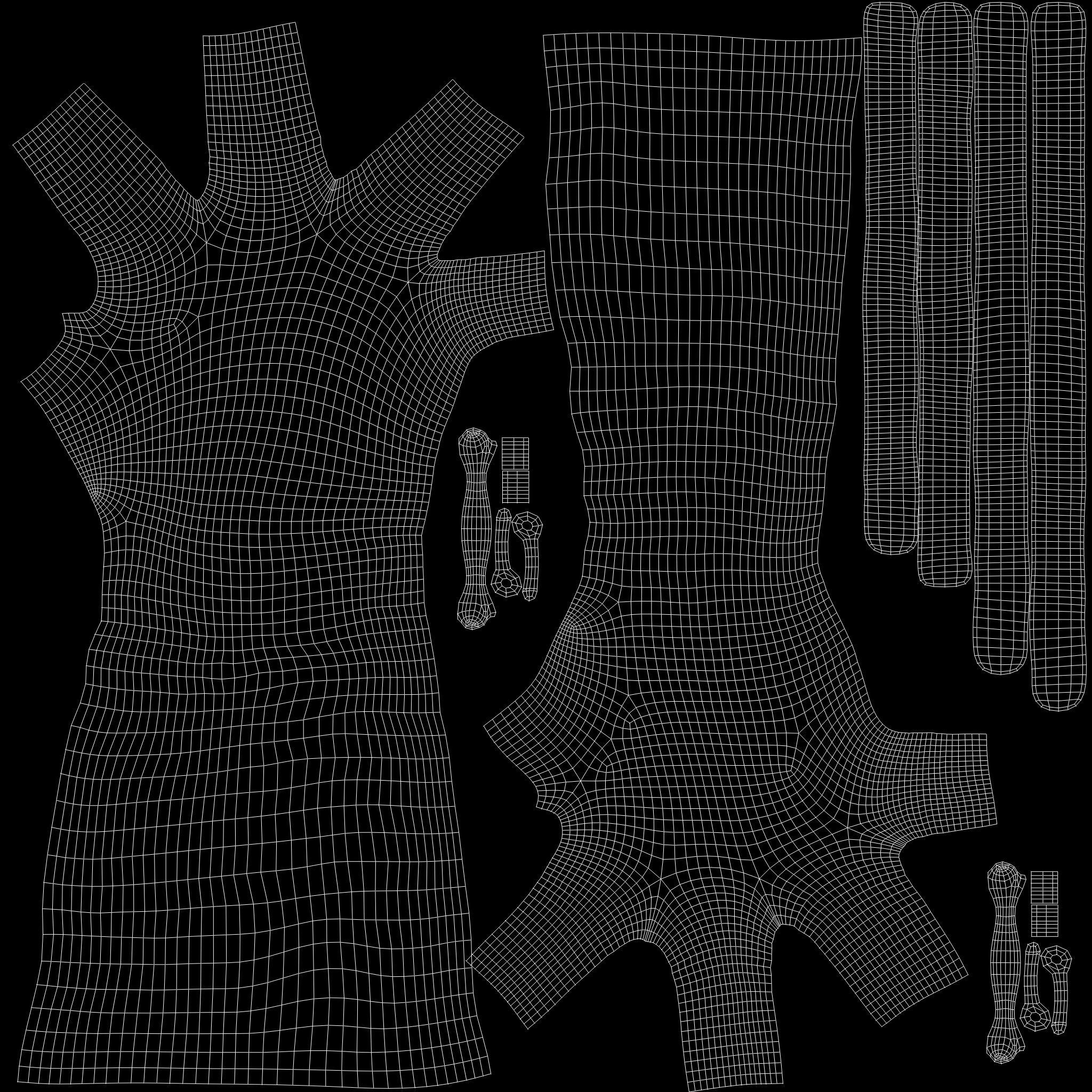3D model Medieval Fantasy Archer Outfit Top Pants Boots Gloves VR / AR ...