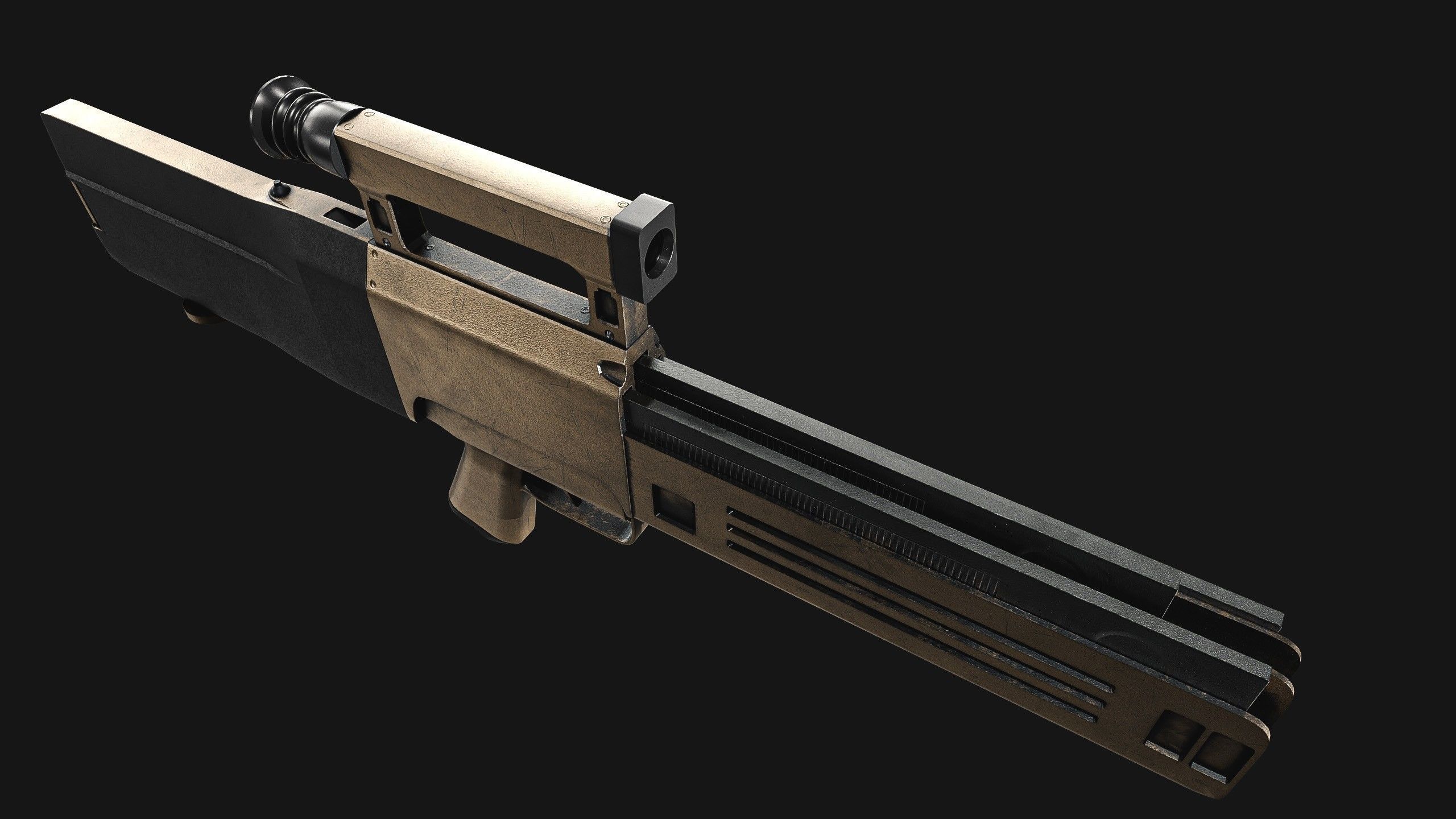 3D model G11 Assault Rifle VR / AR / low-poly | CGTrader