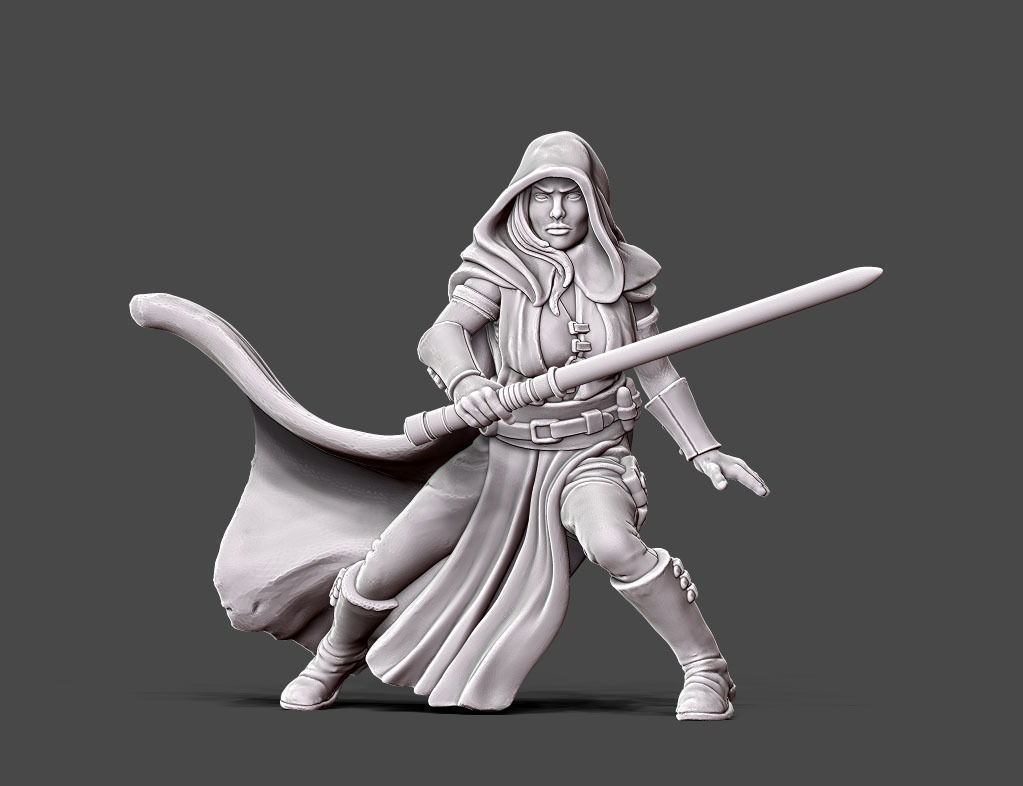 Dark adept - 35 mm scale 3D model 3D printable | CGTrader