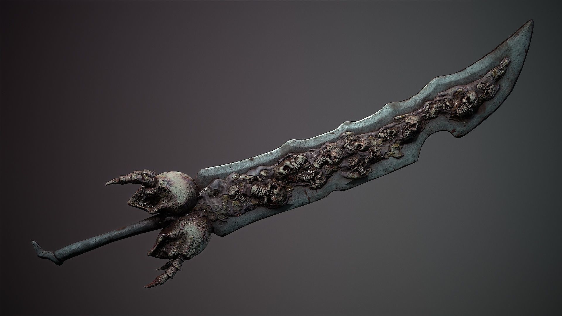 3D model organic weapons VR / AR / low-poly | CGTrader
