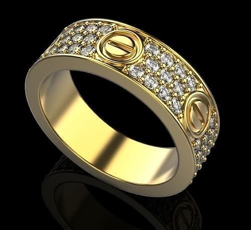 RING car size 6 dot 5 3D model 3D printable | CGTrader