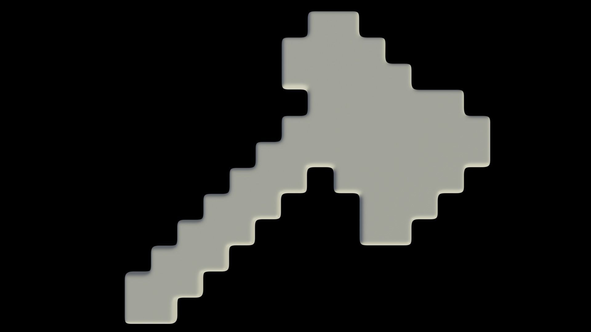 Minecraft Printable Axe 3D model 3D printable | CGTrader