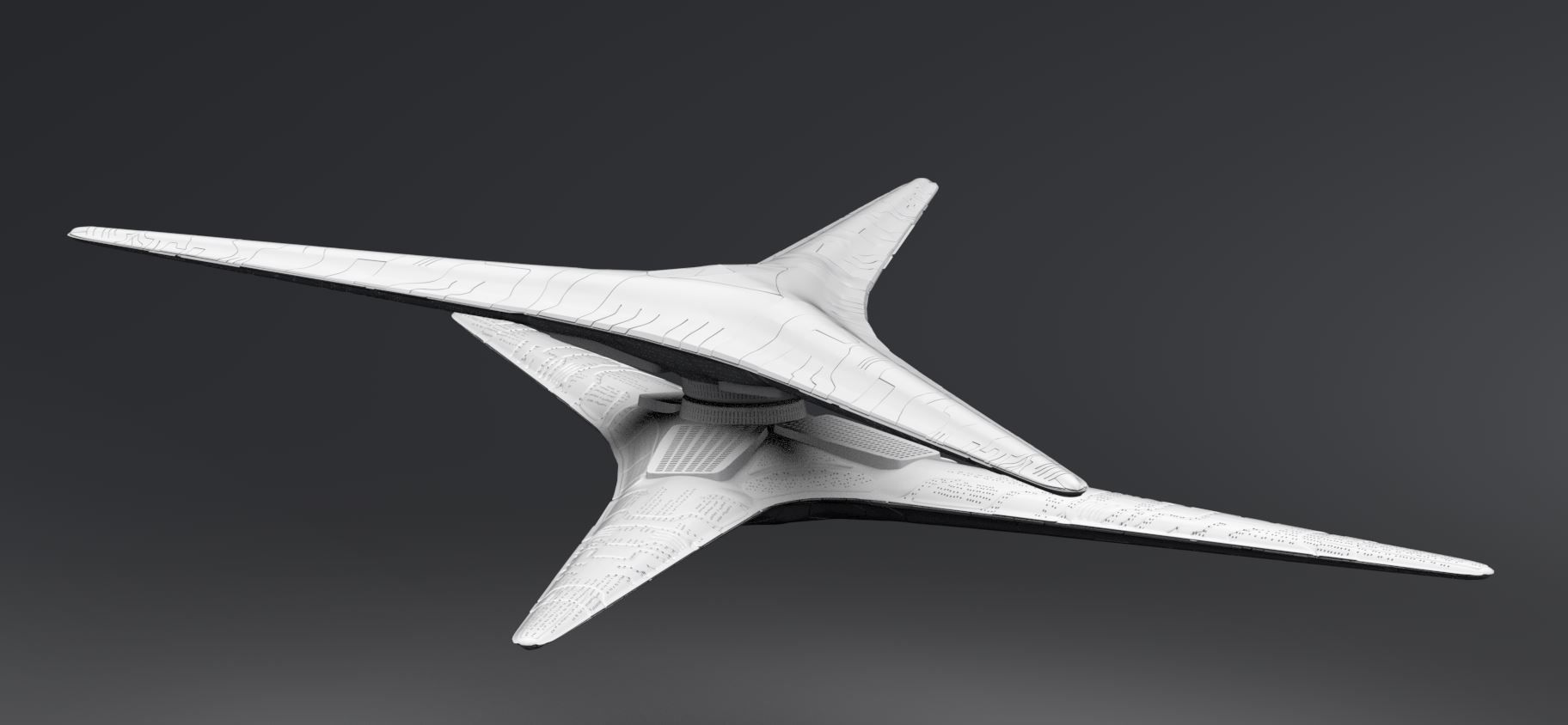 Cylon Base Star new scale model 3D model 3D printable | CGTrader