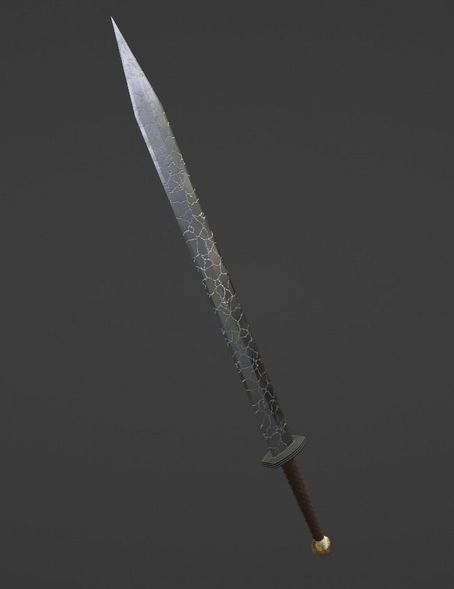 3D model Thunder Sword VR / AR / low-poly | CGTrader