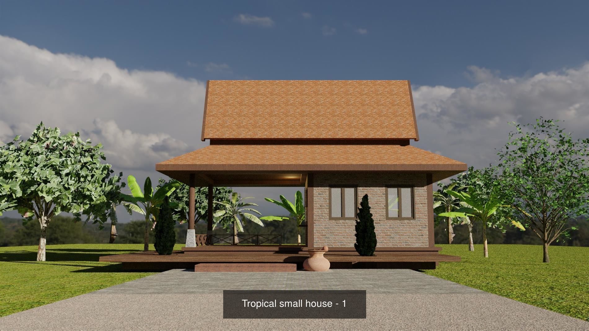 Tropical building project 3D Model Collection | CGTrader