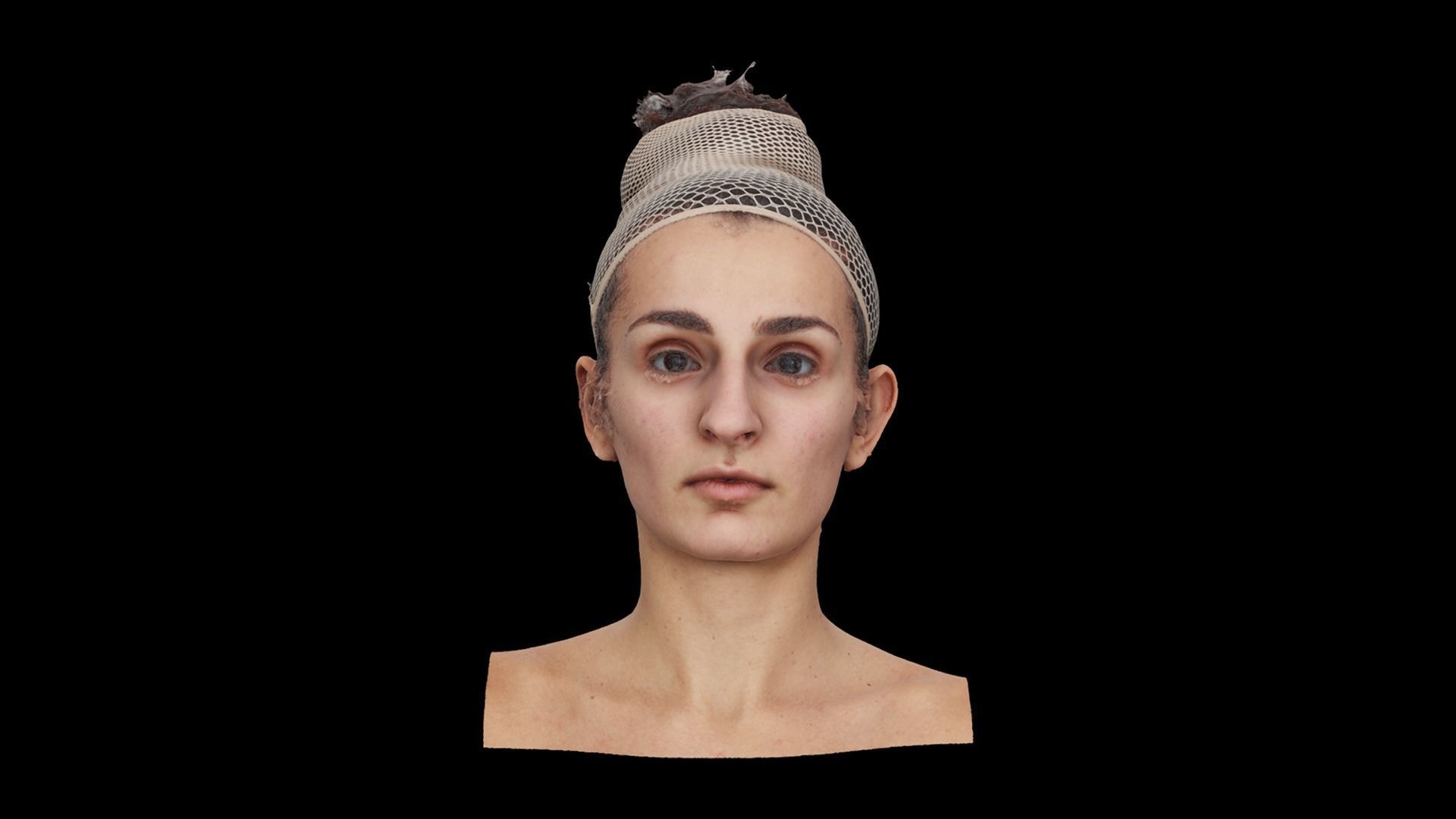 Raw Head Scan Waja 3D model | CGTrader