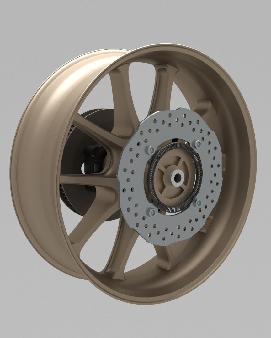 motor cycle rims wheels bike 3D model | CGTrader