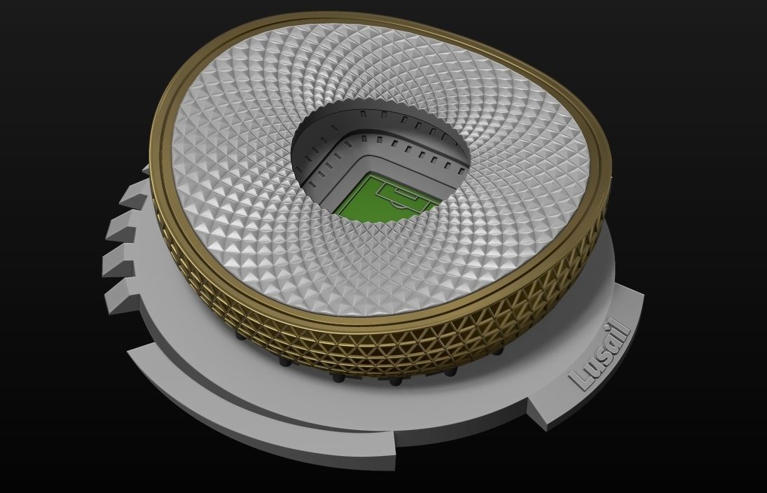 Lusail Stadium 3D model 3D printable | CGTrader