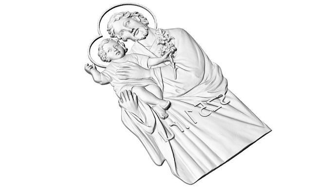 Saint Joseph 3D model 3D printable | CGTrader