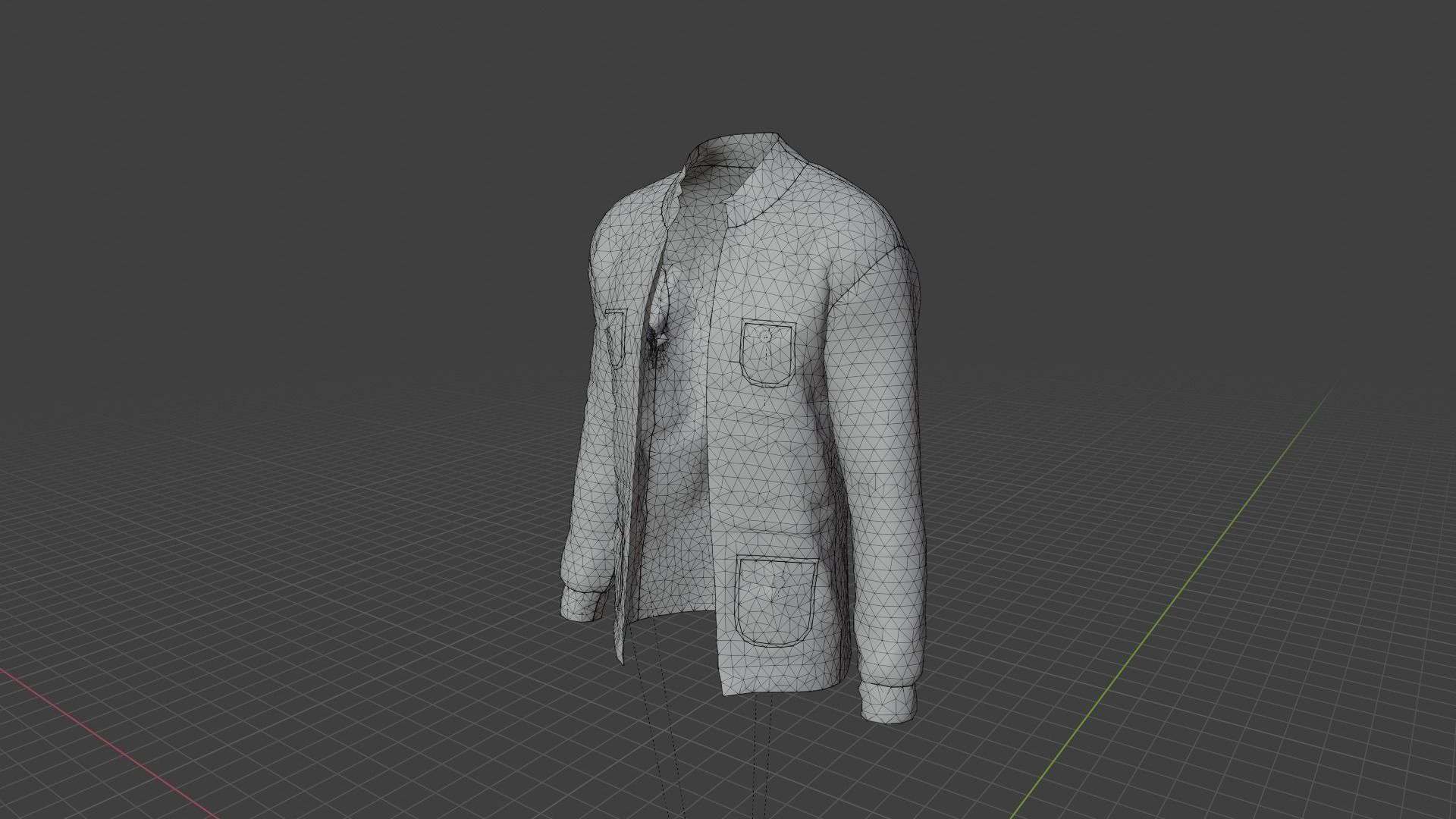 3D model Jacket VR / AR / low-poly | CGTrader