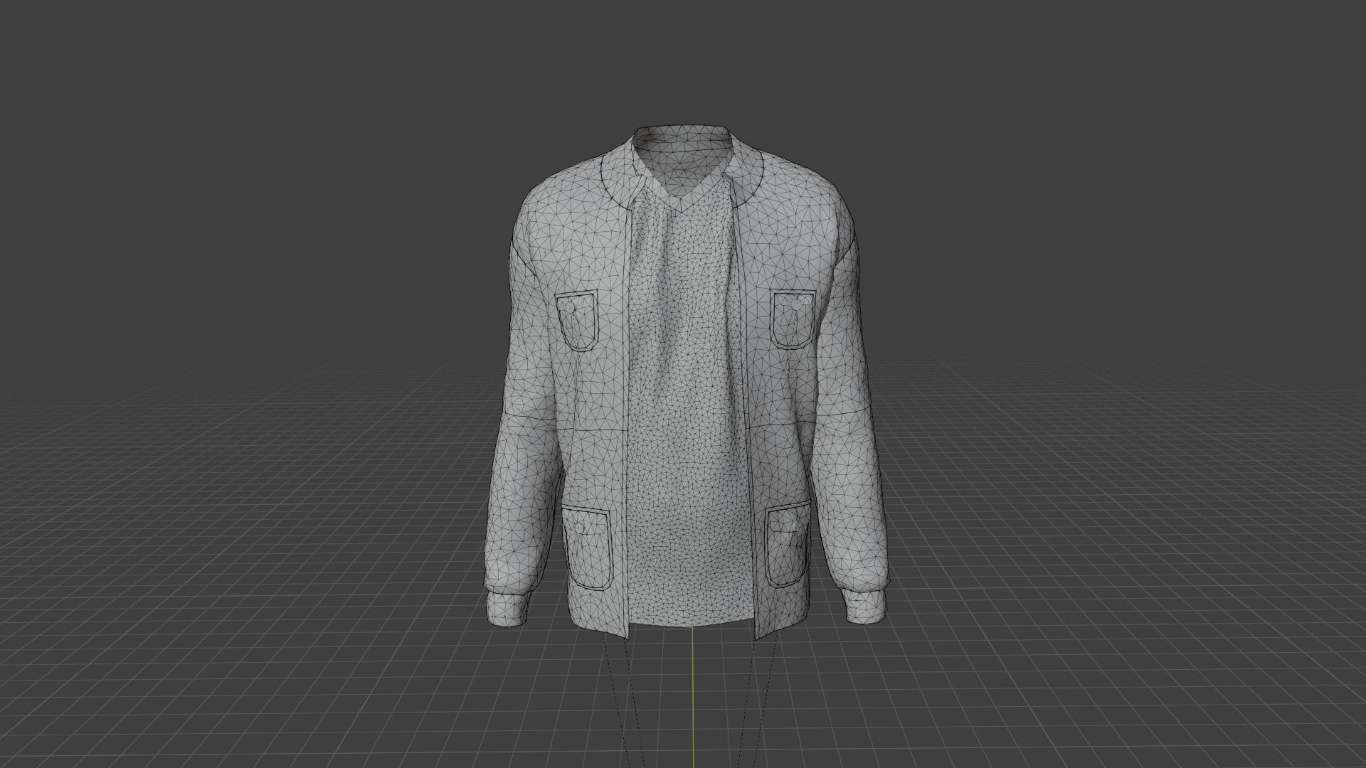 3D model Jacket VR / AR / low-poly | CGTrader