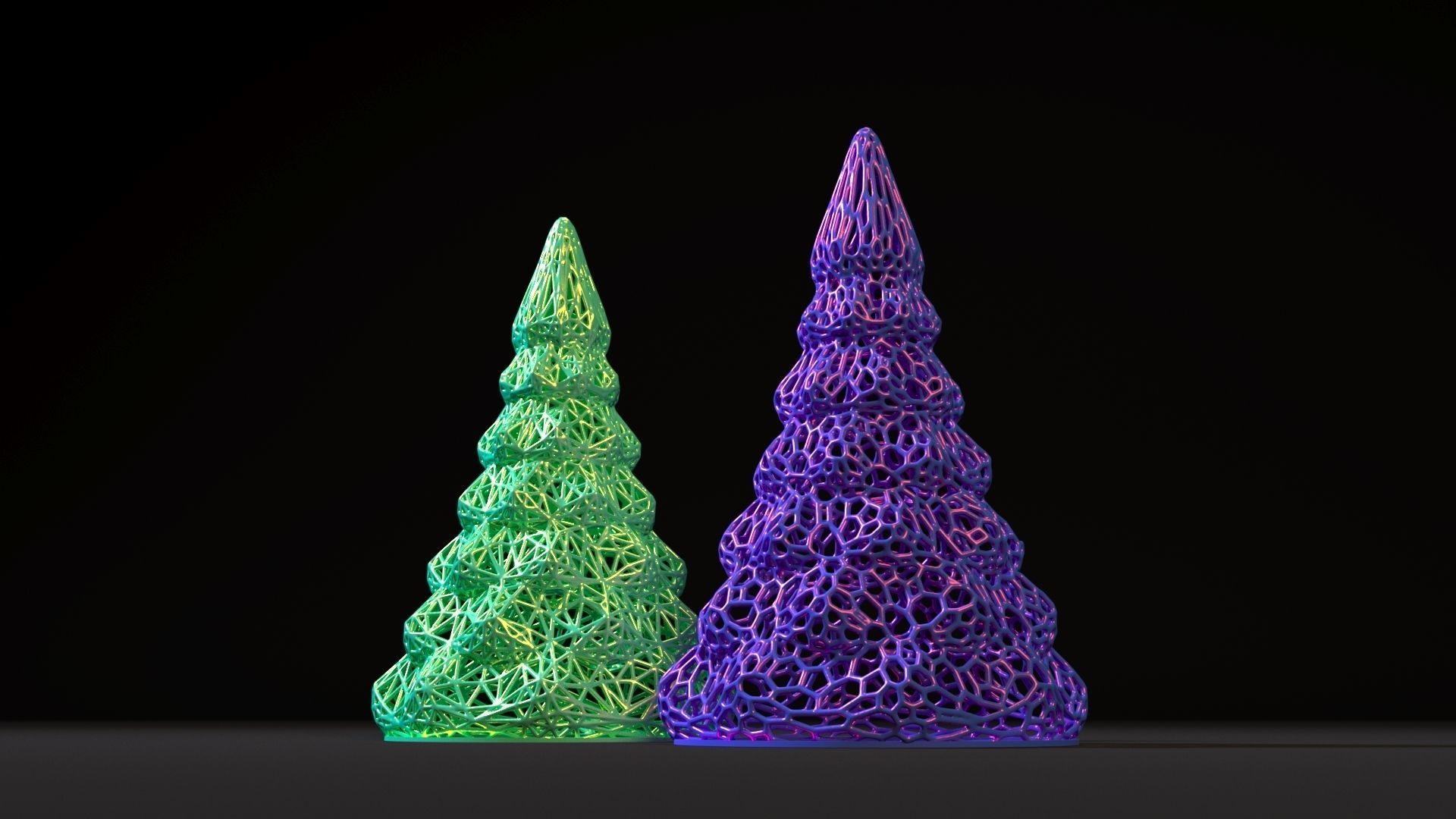 Christmas tree 3D model 3D printable | CGTrader