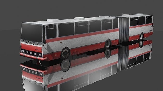 3D model Karosa B741 bus VR / AR / low-poly | CGTrader