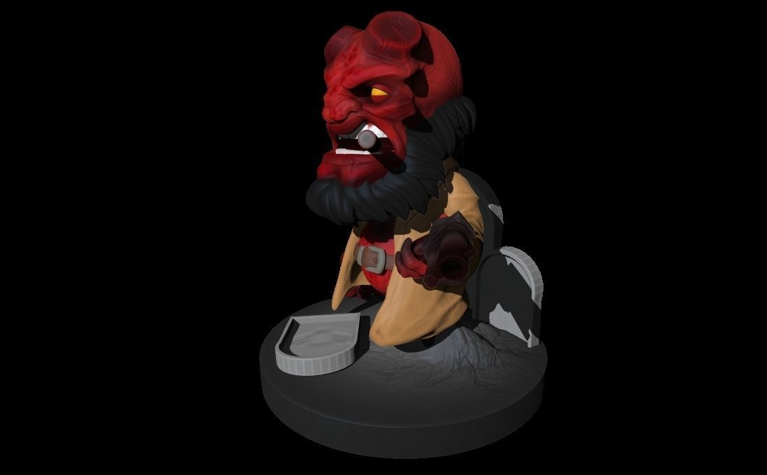 Hellboy - FanArt - 3D Sculpt - Fbx-Stl-OBJ 3D model 3D printable | CGTrader