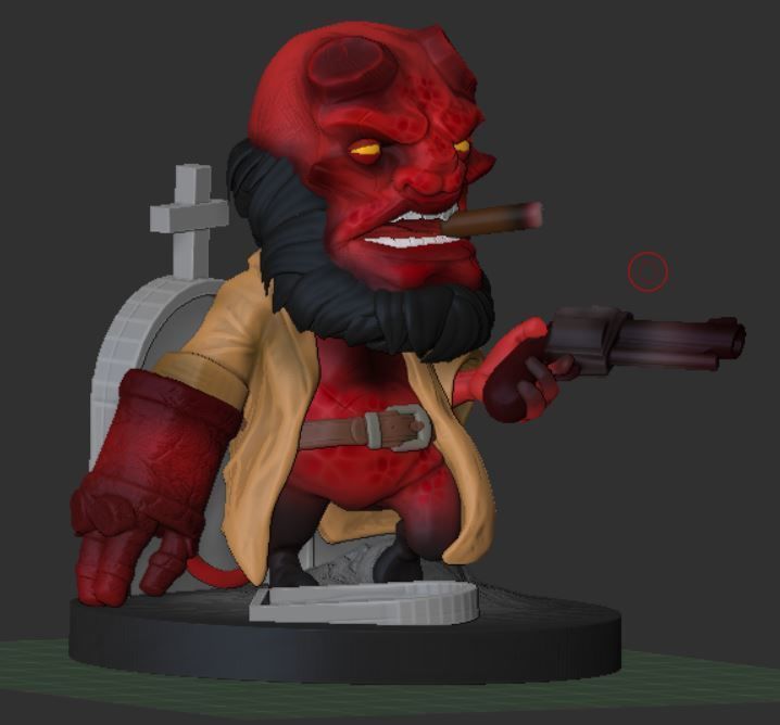 Hellboy - FanArt - 3D Sculpt - Fbx-Stl-OBJ 3D model 3D printable | CGTrader