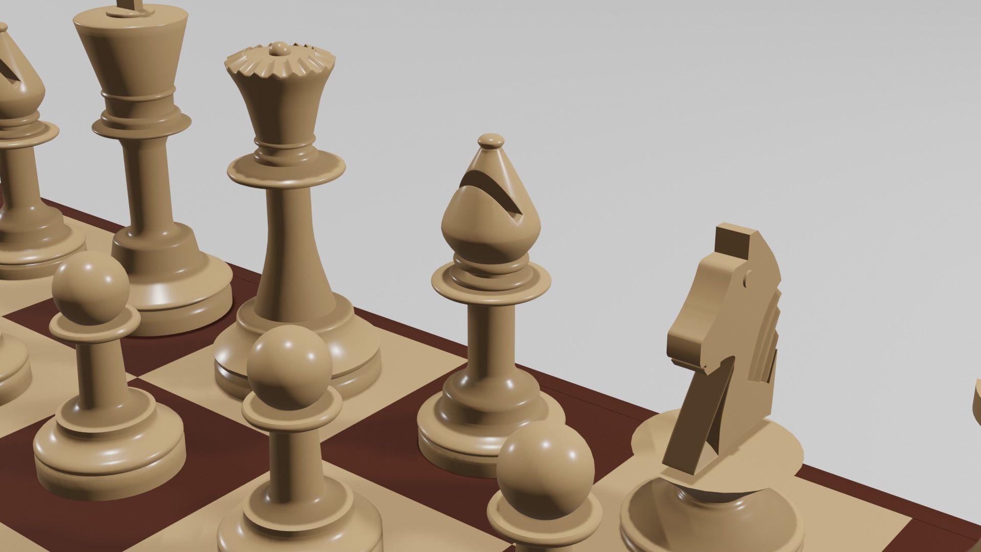 3D model Classic chess pieces set 3D model VR / AR / low-poly | CGTrader