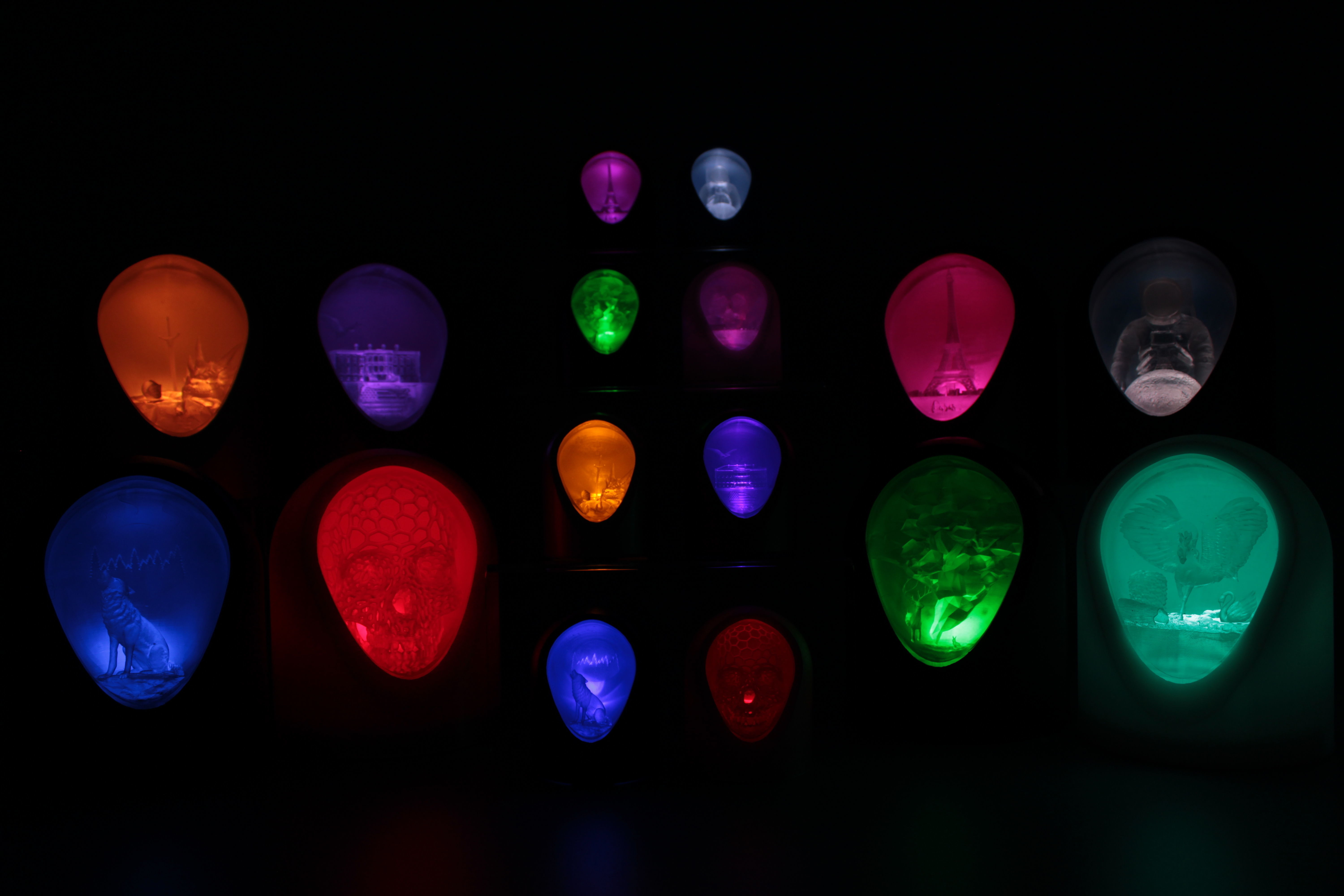 Dragon and Knight Fantasy - LED Light Up Diorama 3D model 3D printable ...