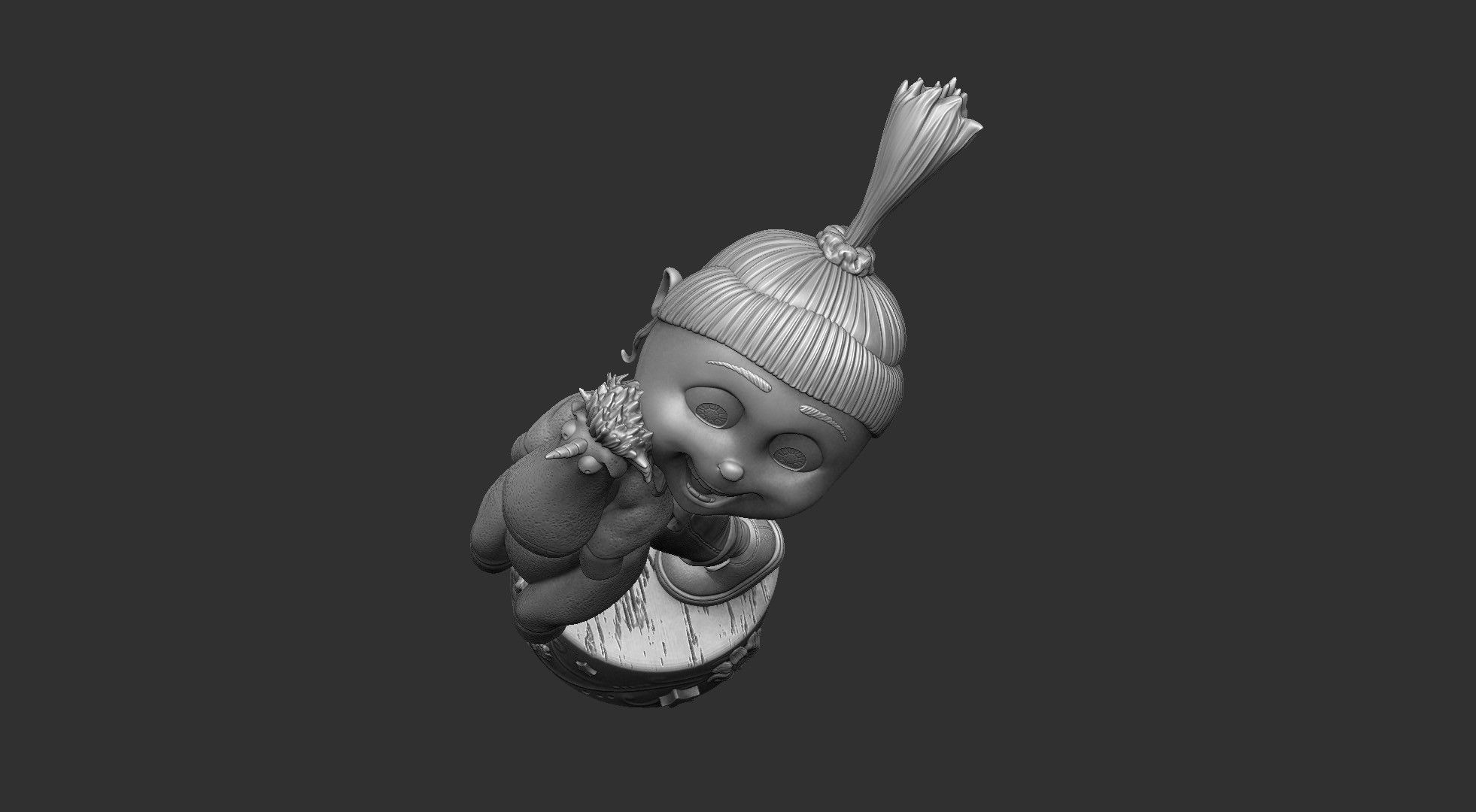 AGNES GRU FOR 3D PRINT 2 OPTIONS STL 3D model 3D printable | CGTrader