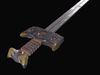 Cow handle sword By PBR Texture 4k Png 3D model | CGTrader