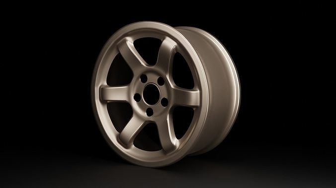 RAYS VOLK TE37 BRONZE FREE 3D Model free 3D model | CGTrader