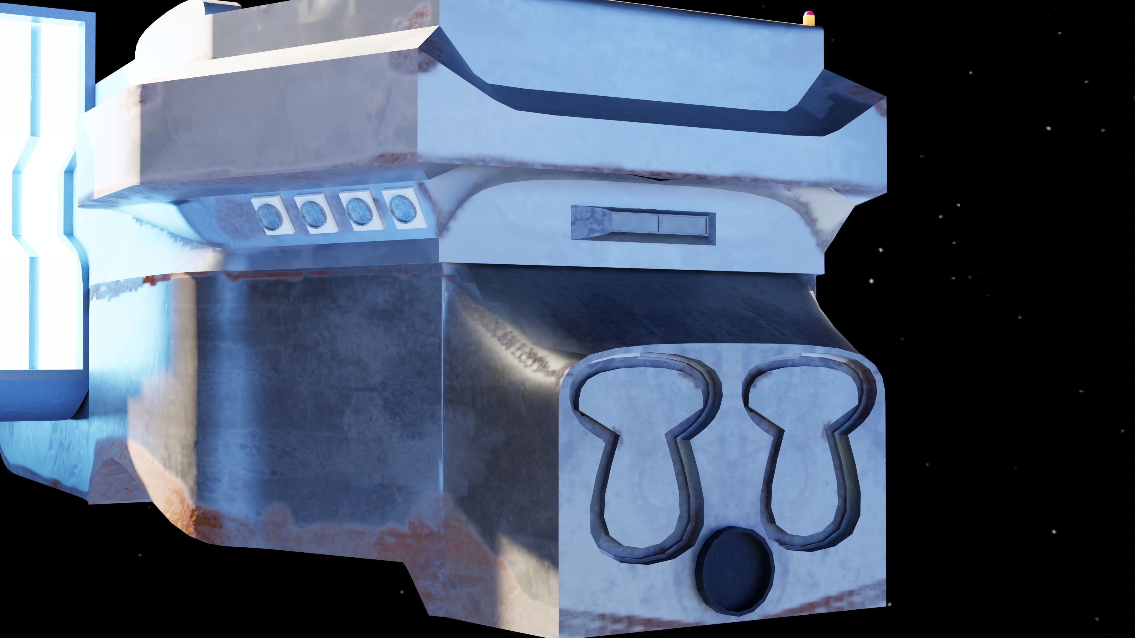 Big Space ship 4k textures included 3D model | CGTrader