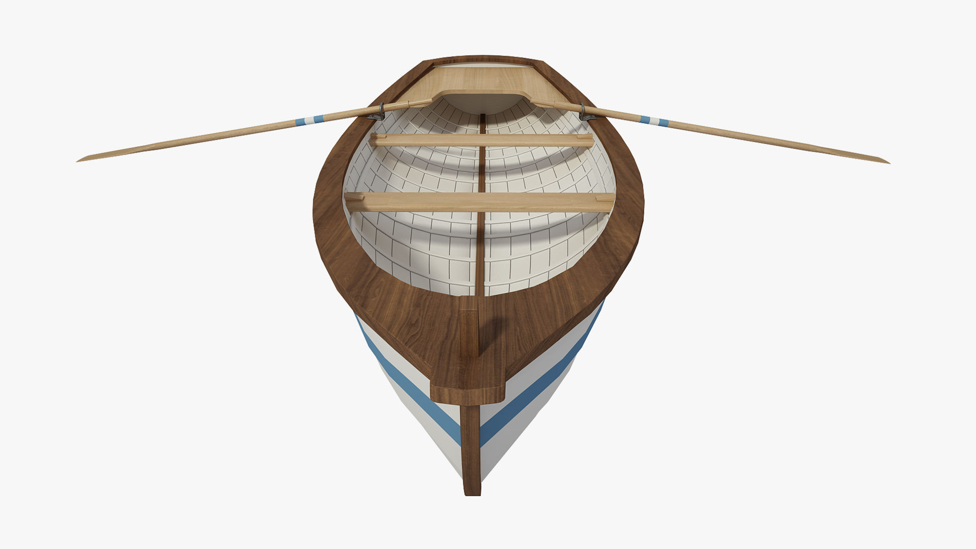 Dinghy Wooden Boat 3D model | CGTrader