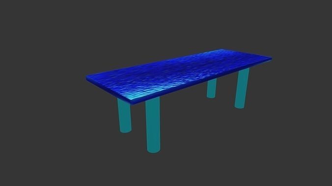 table 3d modal 3D model rigged | CGTrader