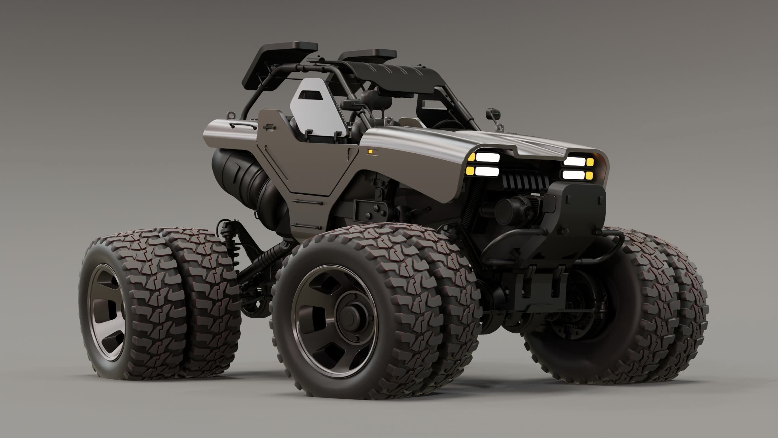 Monster Truck 3D model | CGTrader