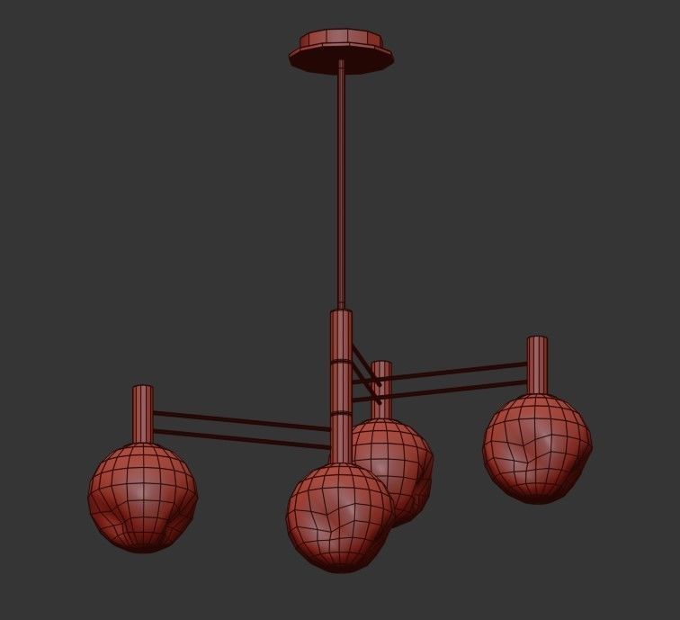 ENCA chandelier 3D model | CGTrader