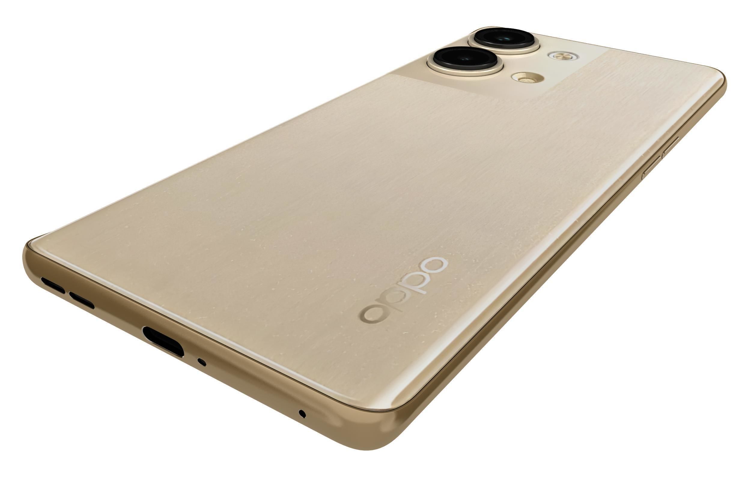 OPPO Reno 9 Gold 3D model | CGTrader
