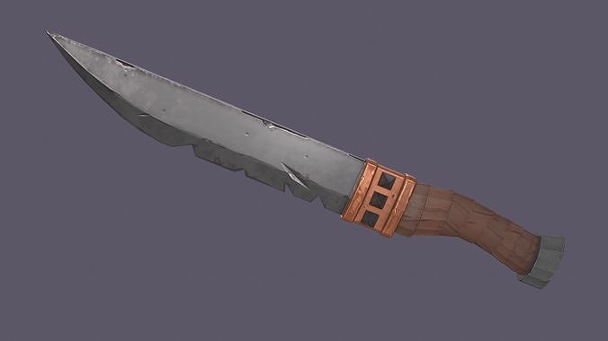 3D model Stylized knife VR / AR / low-poly | CGTrader