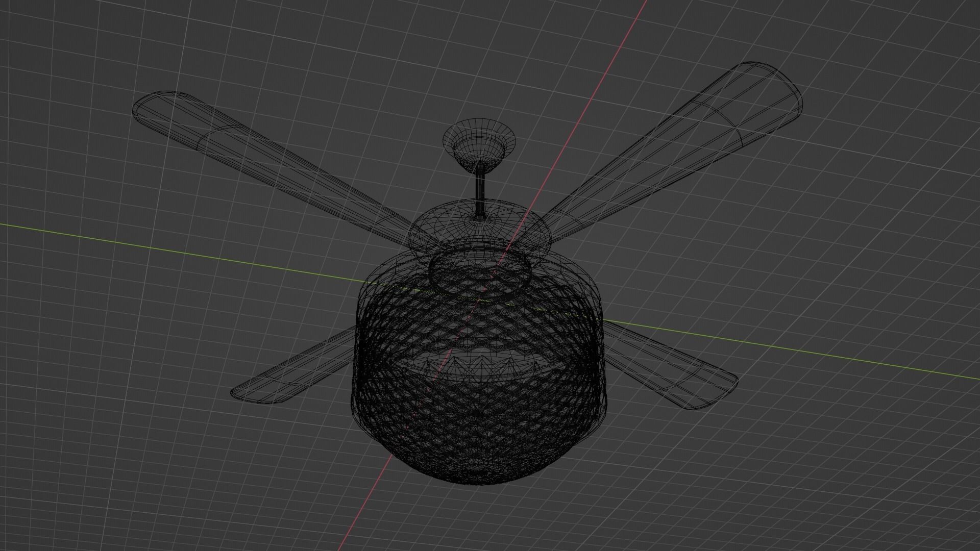 Ceiling fan 3D model | CGTrader