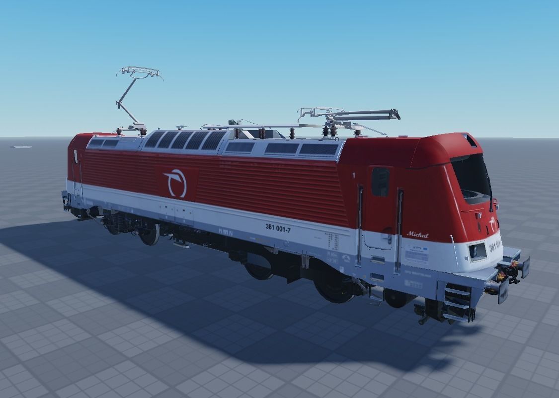 ZSSK 381 001-7 free VR / AR / low-poly 3D model | CGTrader