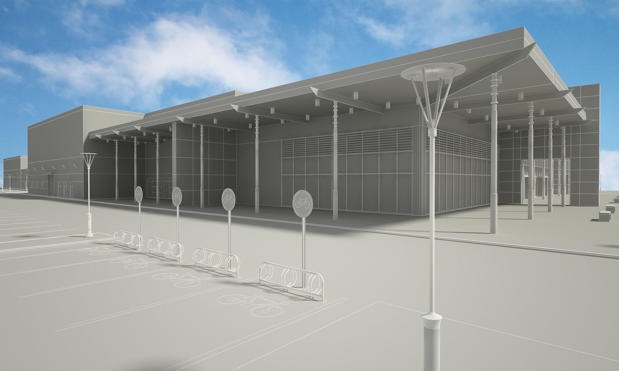 Car Showroom 3D model | CGTrader