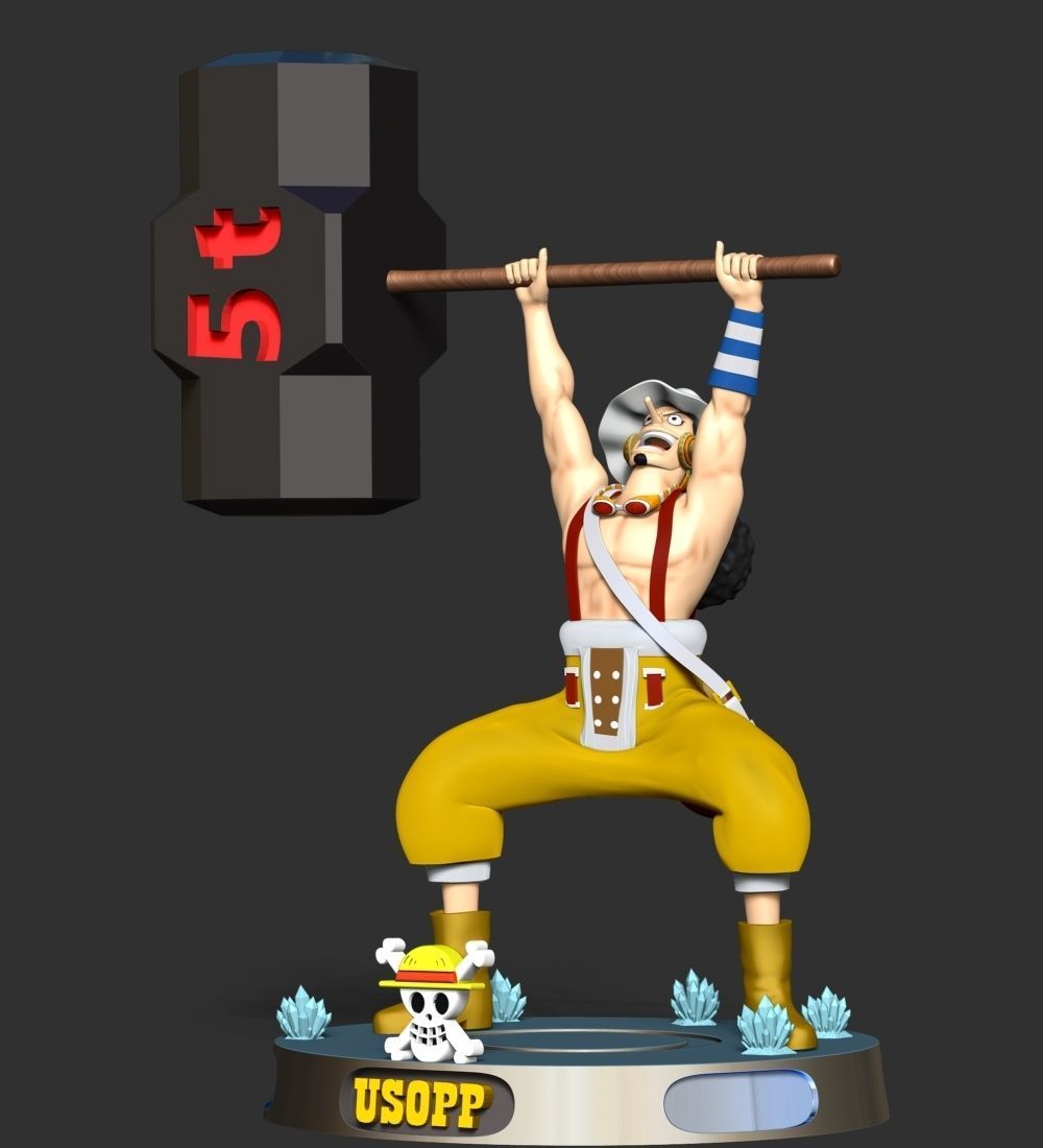 God Usopp - One Piece 3D model 3D printable | CGTrader