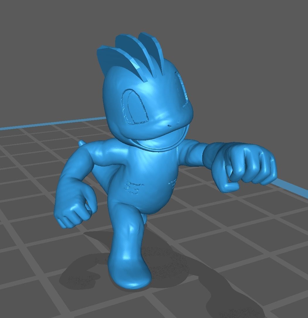 Machop pokemon 3D print model 3D model 3D printable | CGTrader