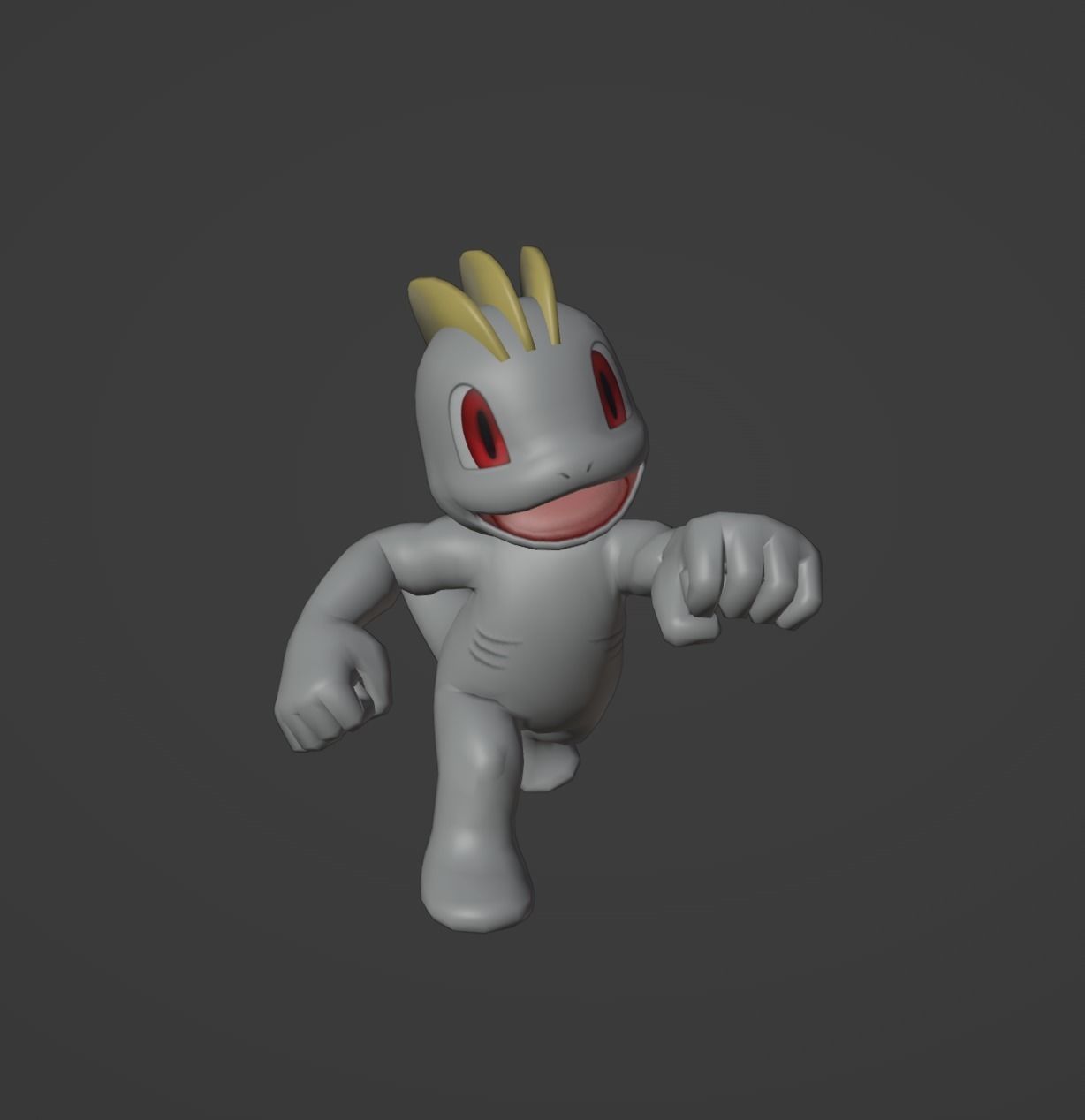 Machop pokemon 3D print model 3D model 3D printable | CGTrader