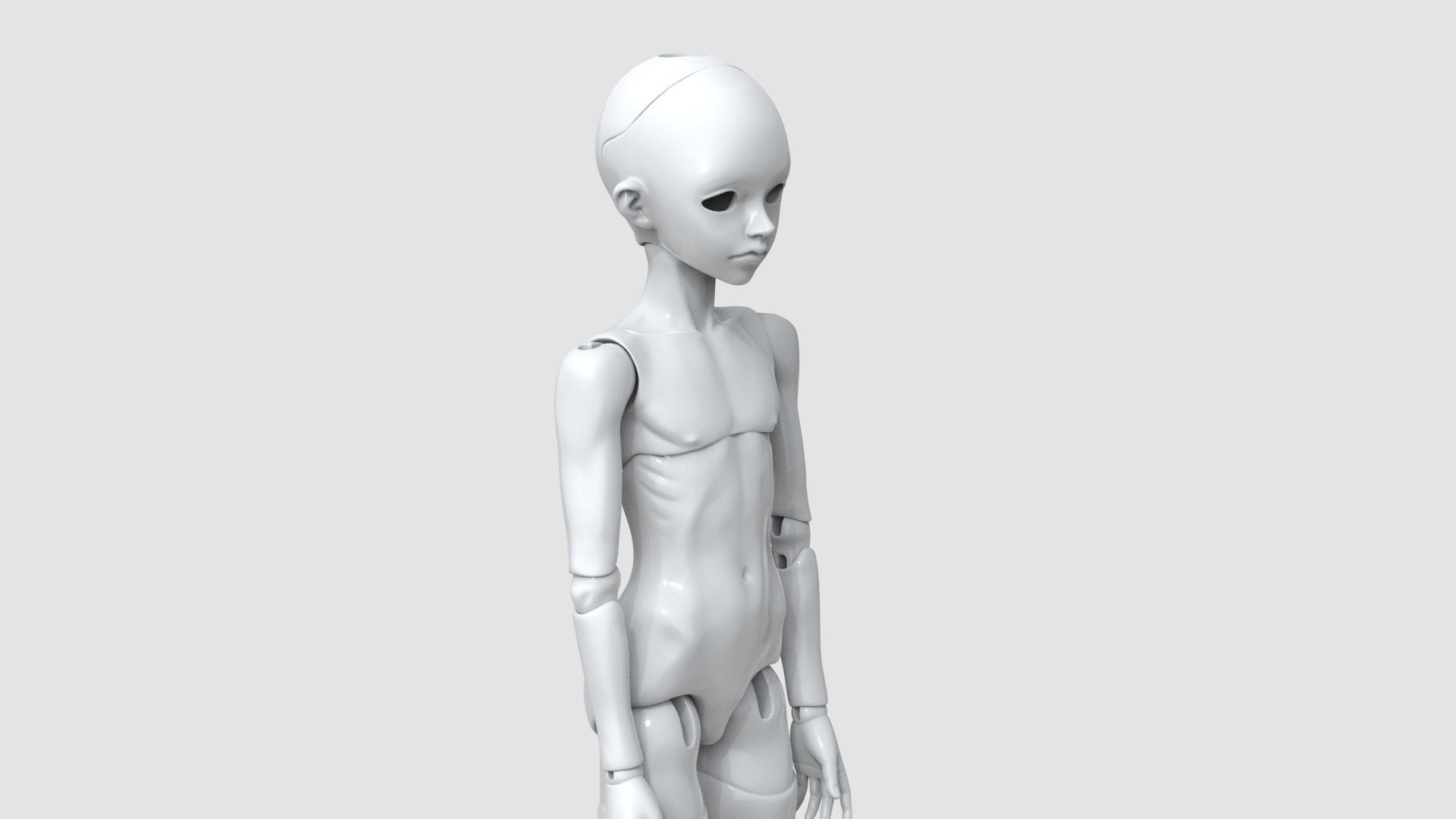 BJD doll boy Fredy ball joint doll 3D model 3D printable | CGTrader