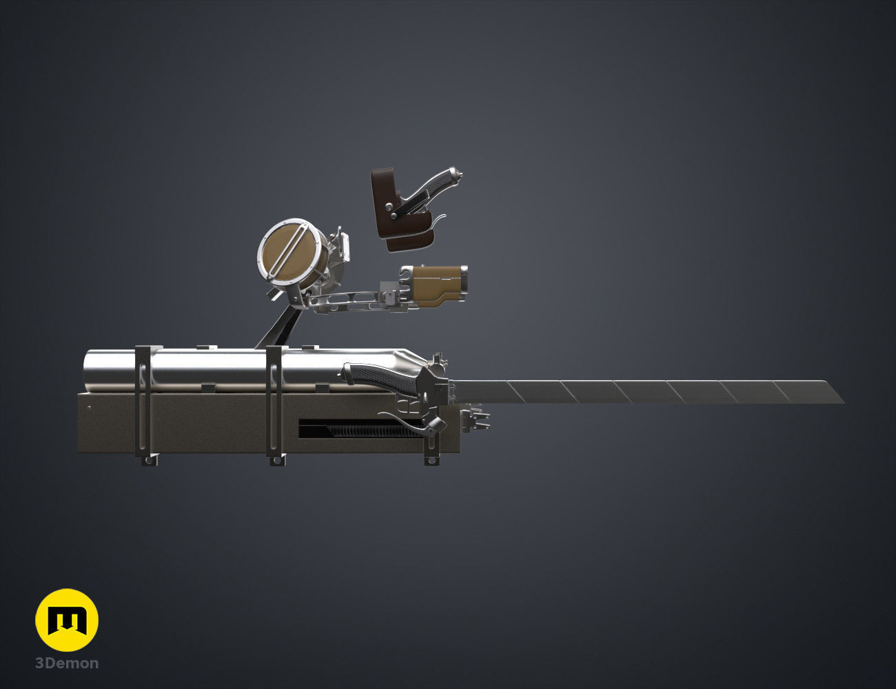 ODM Gear and Swords - Attack on Titan 3D model 3D printable | CGTrader