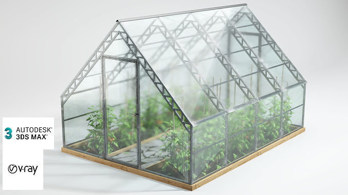 Greenhouse 3D model | CGTrader