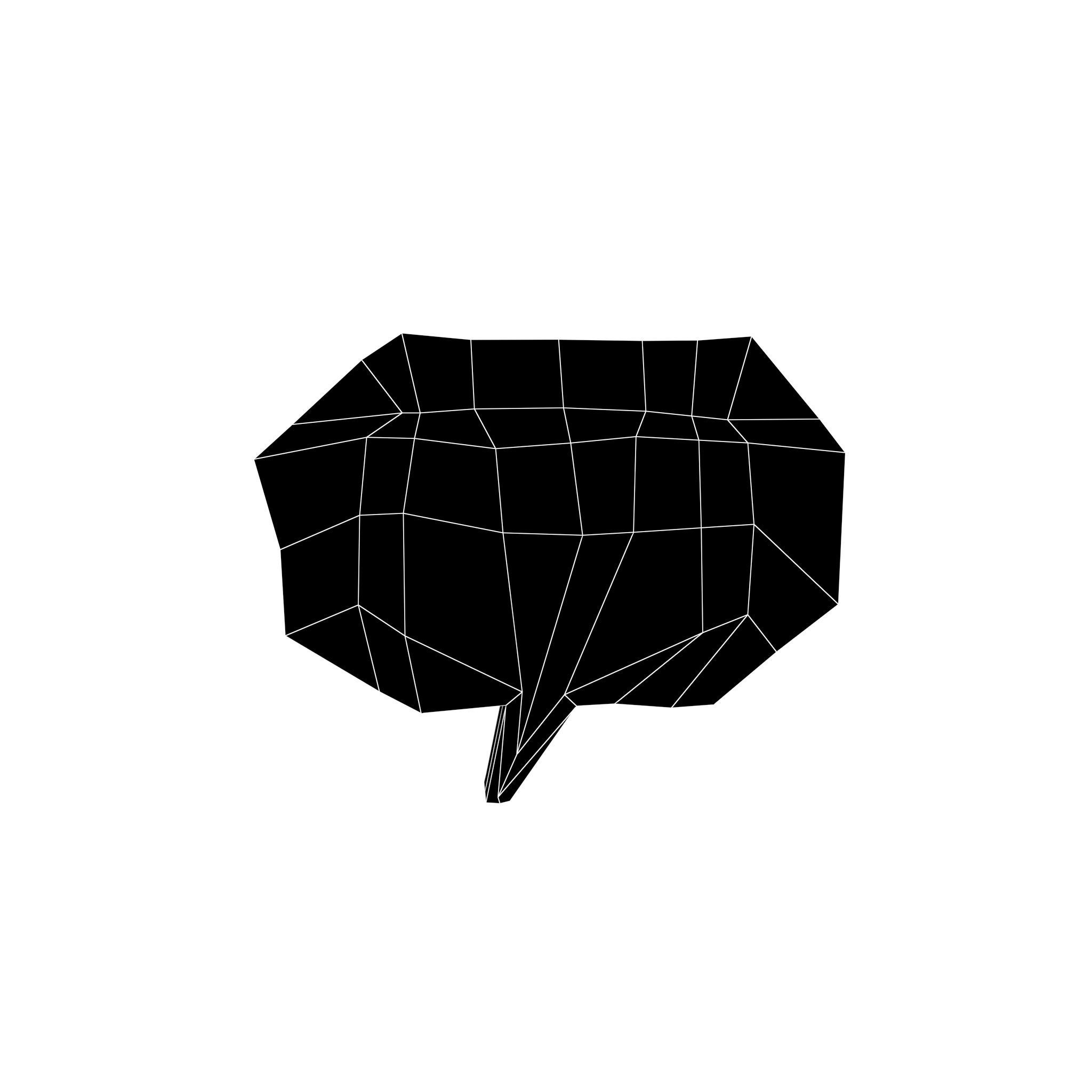 3D model Speech Balloon v27 001 VR / AR / low-poly | CGTrader